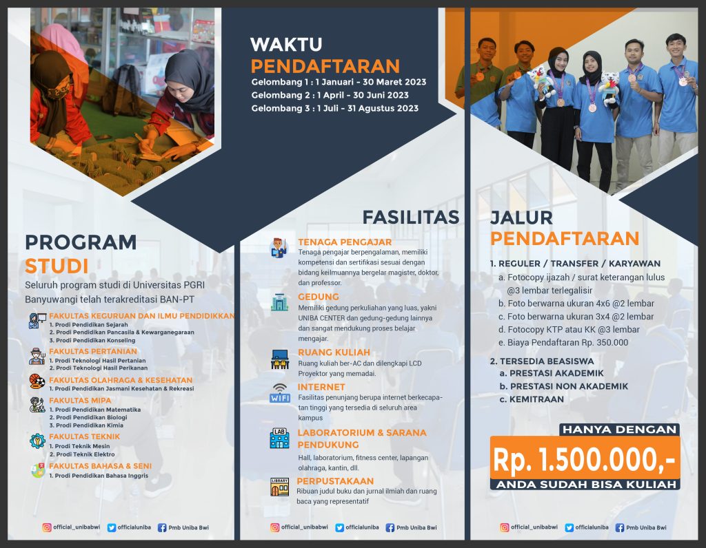 INFORMASI BEASISWA – Program Studi Teknik Mesin
